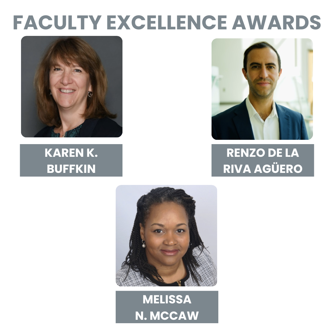 2023 Faculty Excellence Awards: Karen K. Buffkin, Renzo de la Riva ...